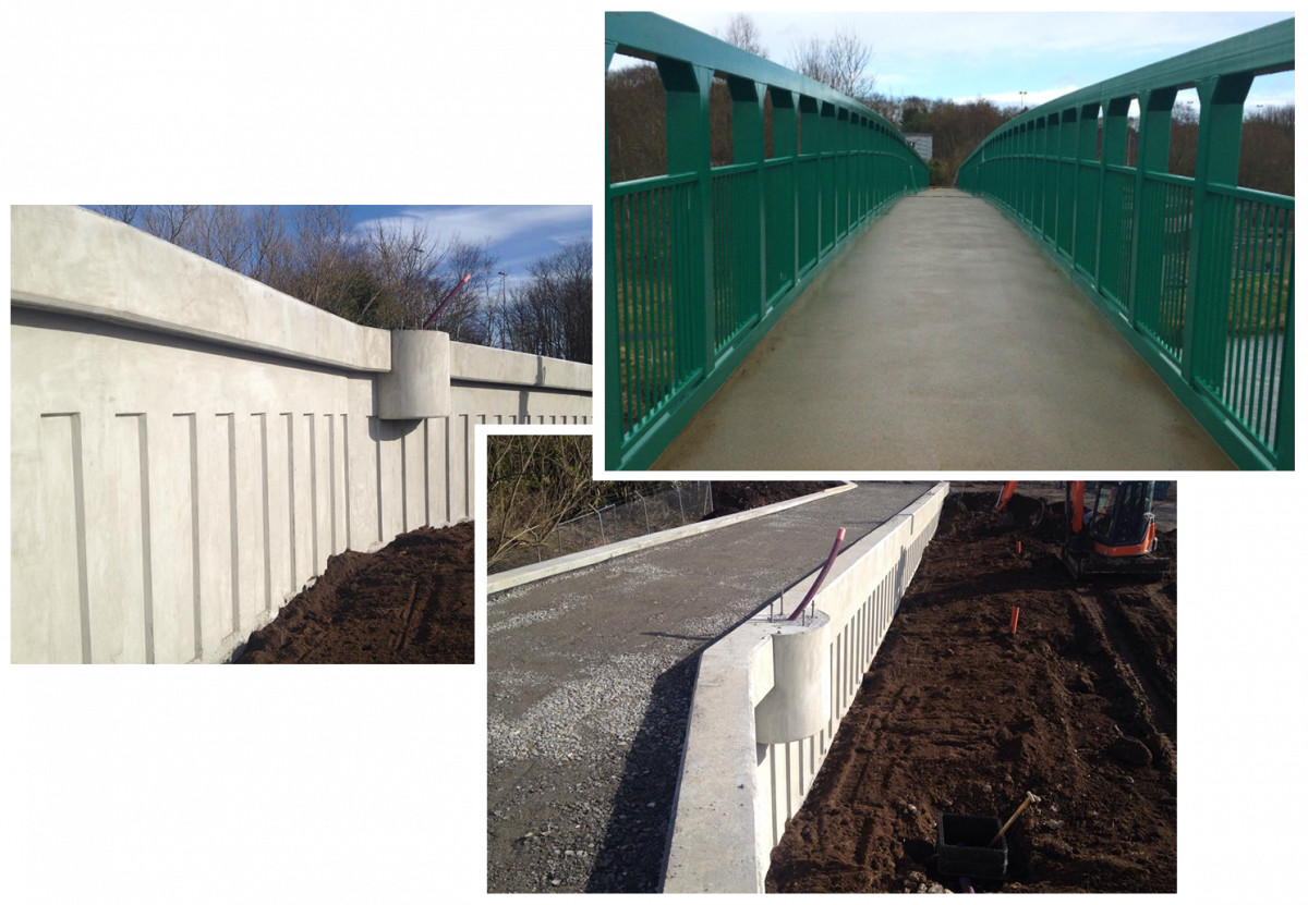 Ellon Academy River Footbridge - CivCo